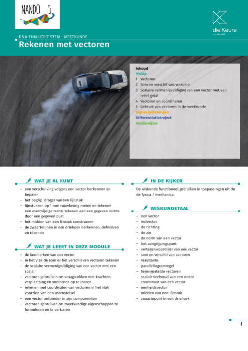 Nando 5 - module vectoren (D&A-specifieke vorming) - die Keure Educatief