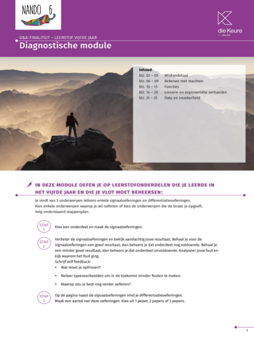 Nando 6 - set van 6 modules, vademecum en diagnostische module D&A ...