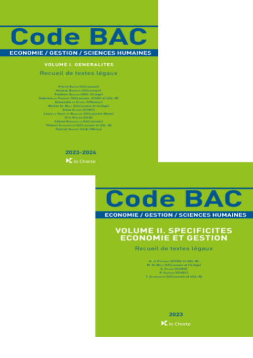 Package Code BAC: Code BAC Volume I. Généralités (2023-2024) + Code BAC ...