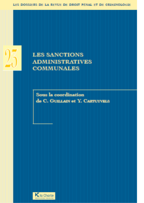 Dossier 23 R.D.P.C. : Les sanctions administratives communales - die ...