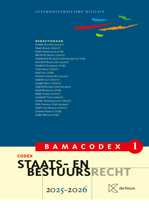 Bamacodex 1 – Staats- en bestuursrecht 2025-2026 - die Keure Professional
