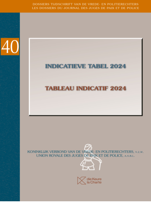 Dossier 40 J.J.P. – Tableau Indicatif 2024 - die Keure Professional